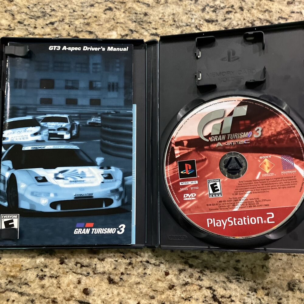 Grand Turismo 3 Sony PlayStation 2 PS2 Greatest Hits Complete w/ Manual ...