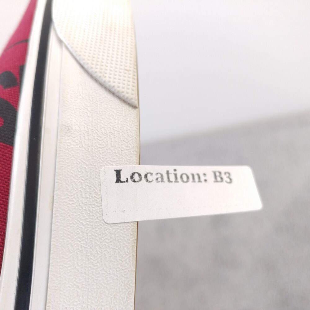 Vans Doheny Logo Mens 6.5 Shoes Skateboarding Sneakers Red White Canvas ...