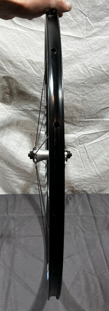 Shimano WH-R550 16-Bladed Spoke Black Aluminum 622x15/700C QR Front ...