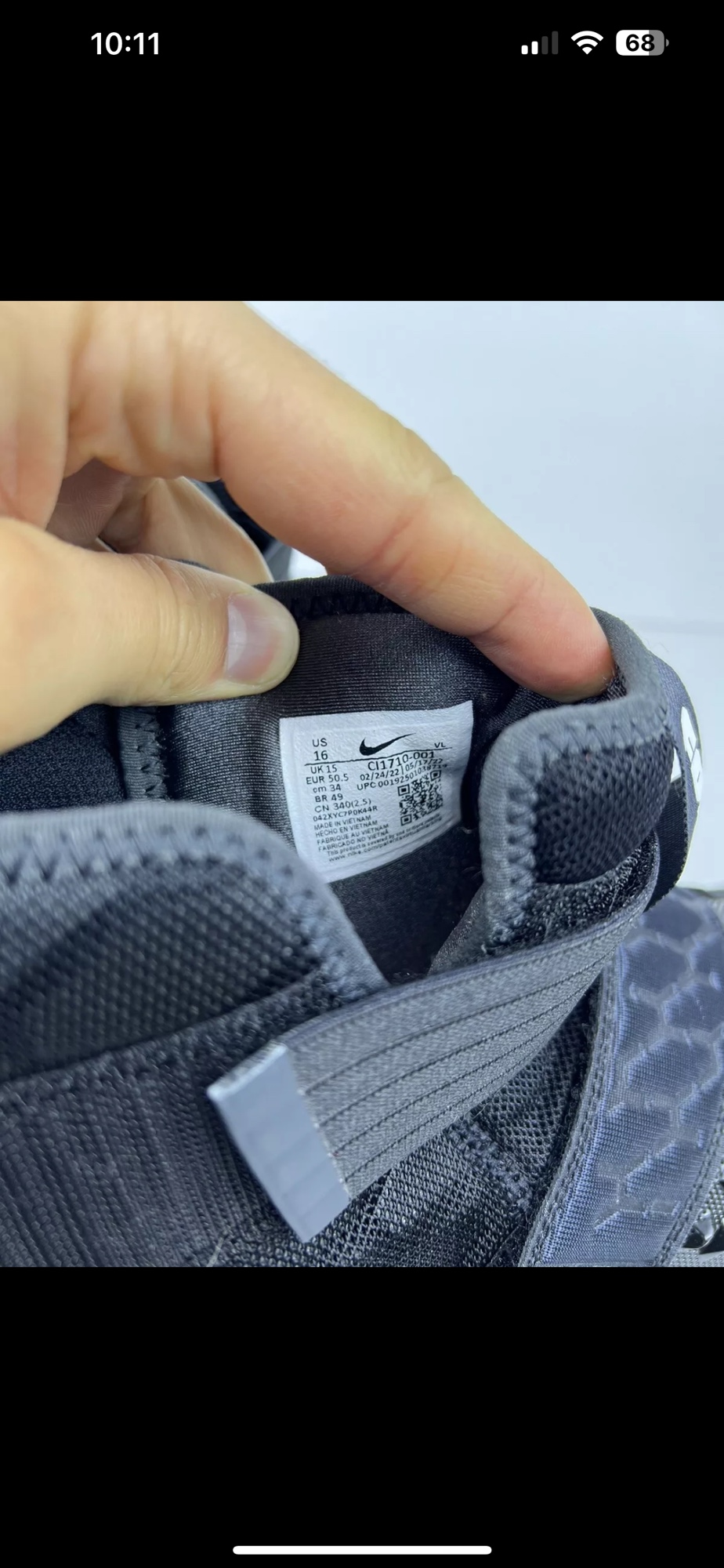 Size 16 Nike Force Savage Elite 2 TD Detachable Football Cleats Black ...